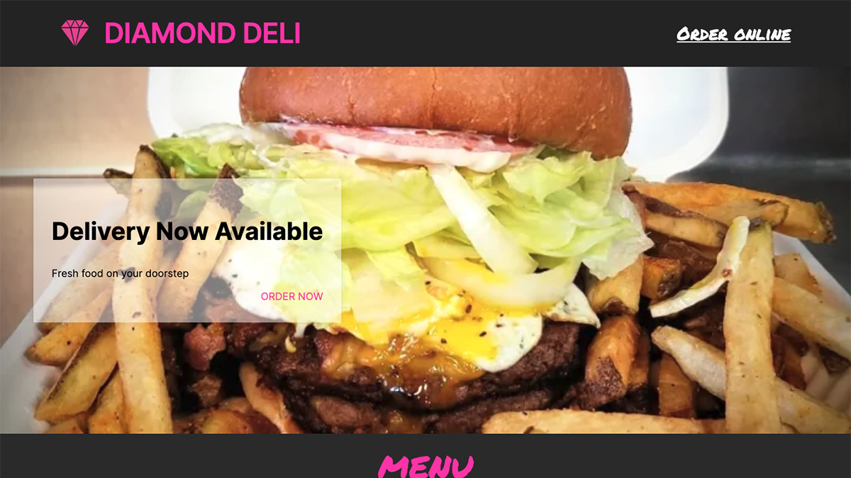 Diamond Deli - Handmade Burgers, Sandwiches, Fries, Breakfast Burritos ...
